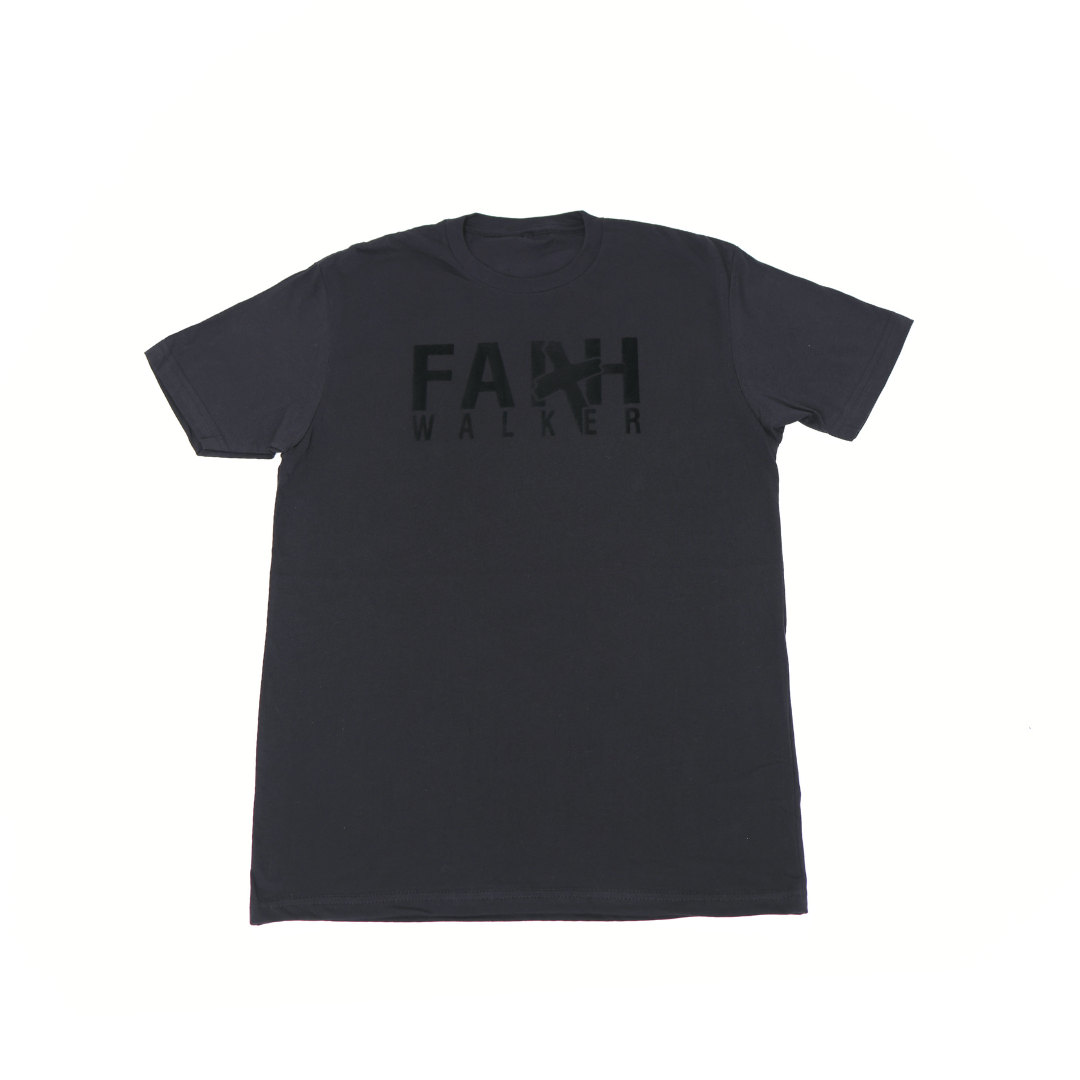 Black on Black Faith Walker Tee